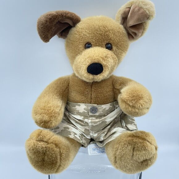 Toys | Buildabear Brown Tan Kangaroo Plush Stuffed Animal 12 With Camp ...